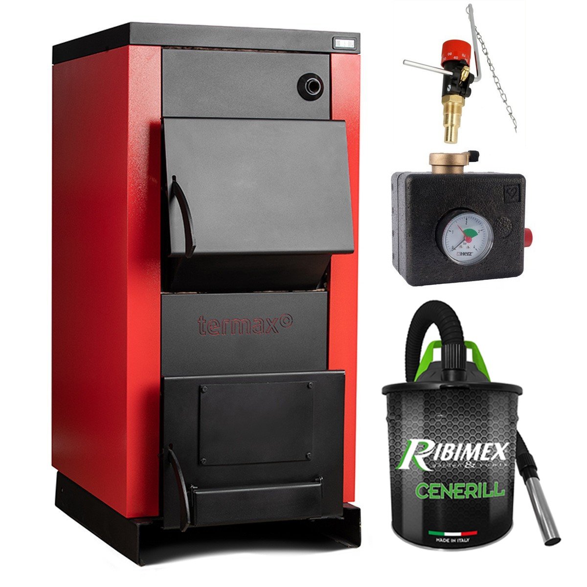 Pachet centrală pe lemn Termax 40 kW ᐈ Ideal până la 250 m²
